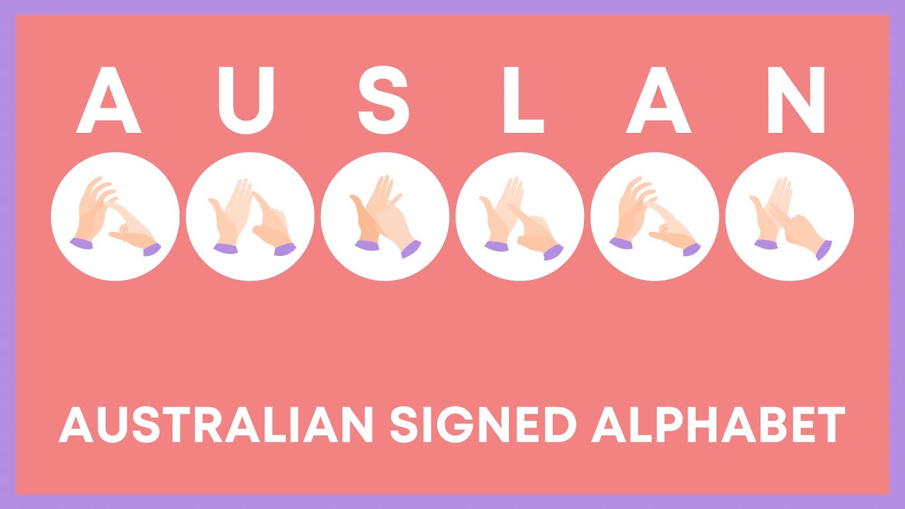 Auslan | Australian Signed Alphabet | English | Kids Educational Video ...