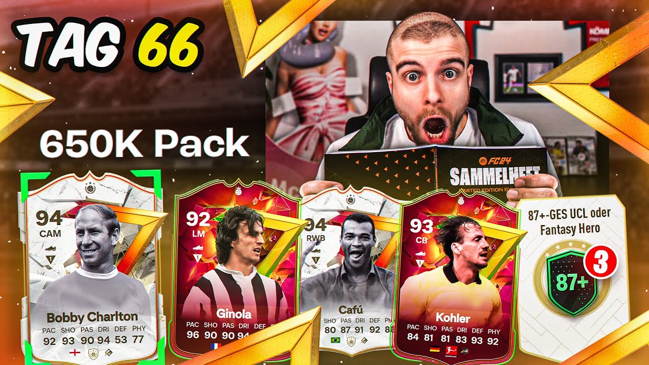 650K PACK (60X85+) 😱😱 Kann ich ALLE KARTEN SAMMELN in EA FC 24? TAG 66 ...