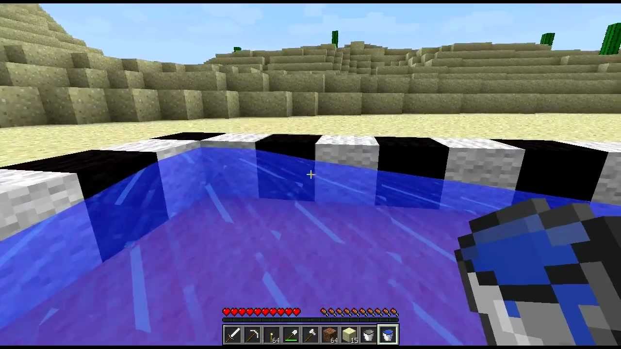 Eau Qui Tombe Sur Minecraft Minecraft Découvrons Des Mini Jeux #1