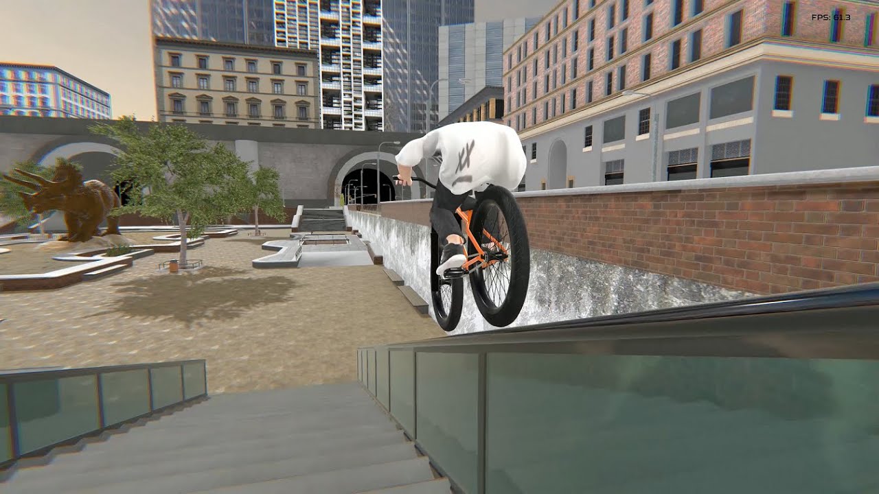 Bmx pipe streets map Kensington Square mtb 4k 60 fps - YouTube