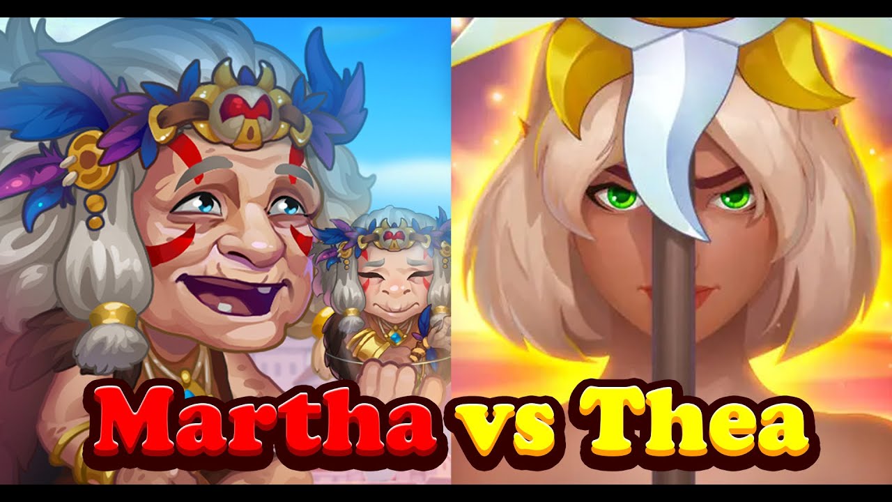 Hero Wars: Martha vs Thea - Who is the Best Healer? - YouTube