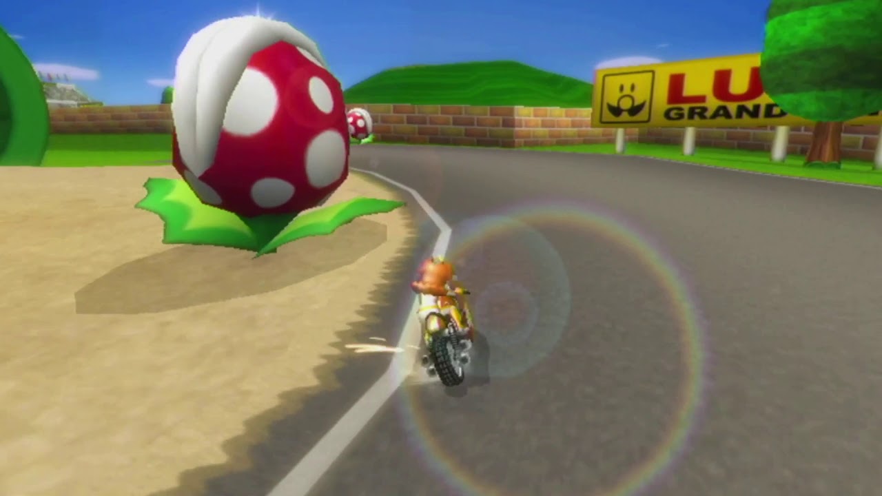 [MKWii PR] N64 Mario Raceway 1:45.943 (daisy mach bike) - YouTube