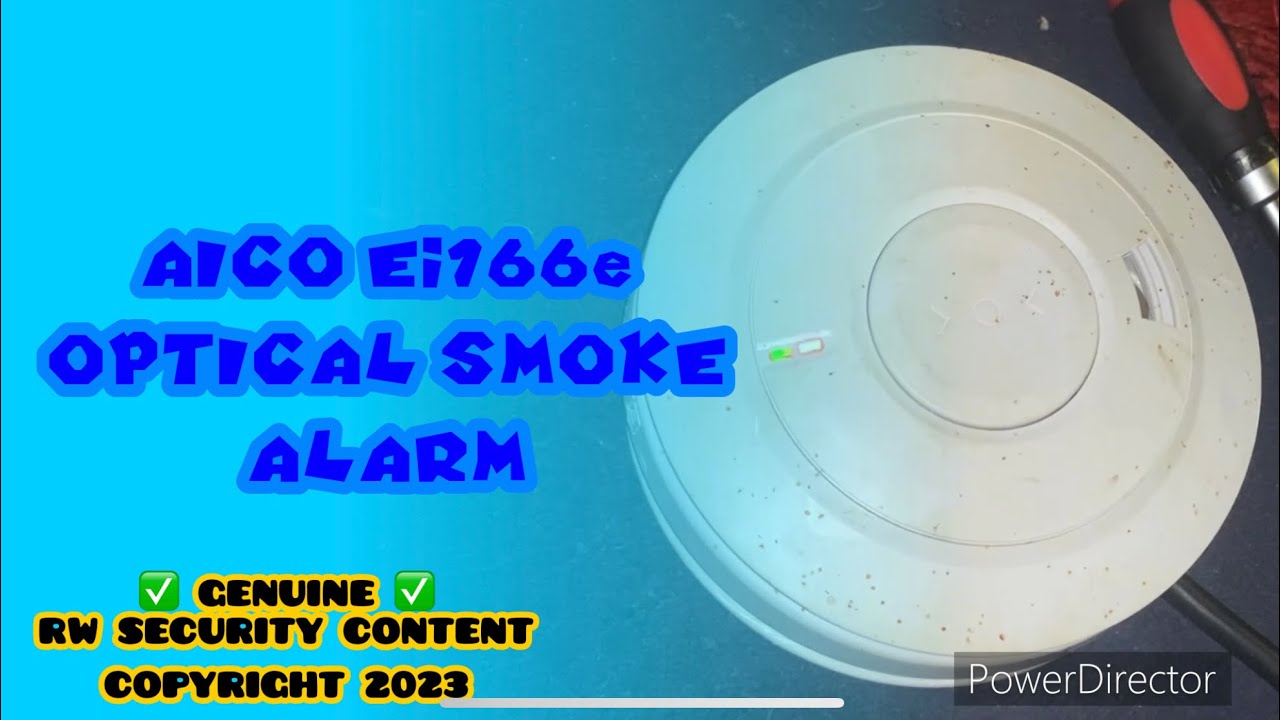 Aico Ei166e Optical Smoke Alarm (Manufactured Dec 2019) - YouTube