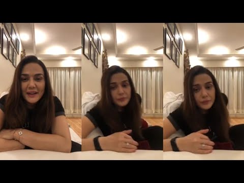 Preity zinta . Instagram live