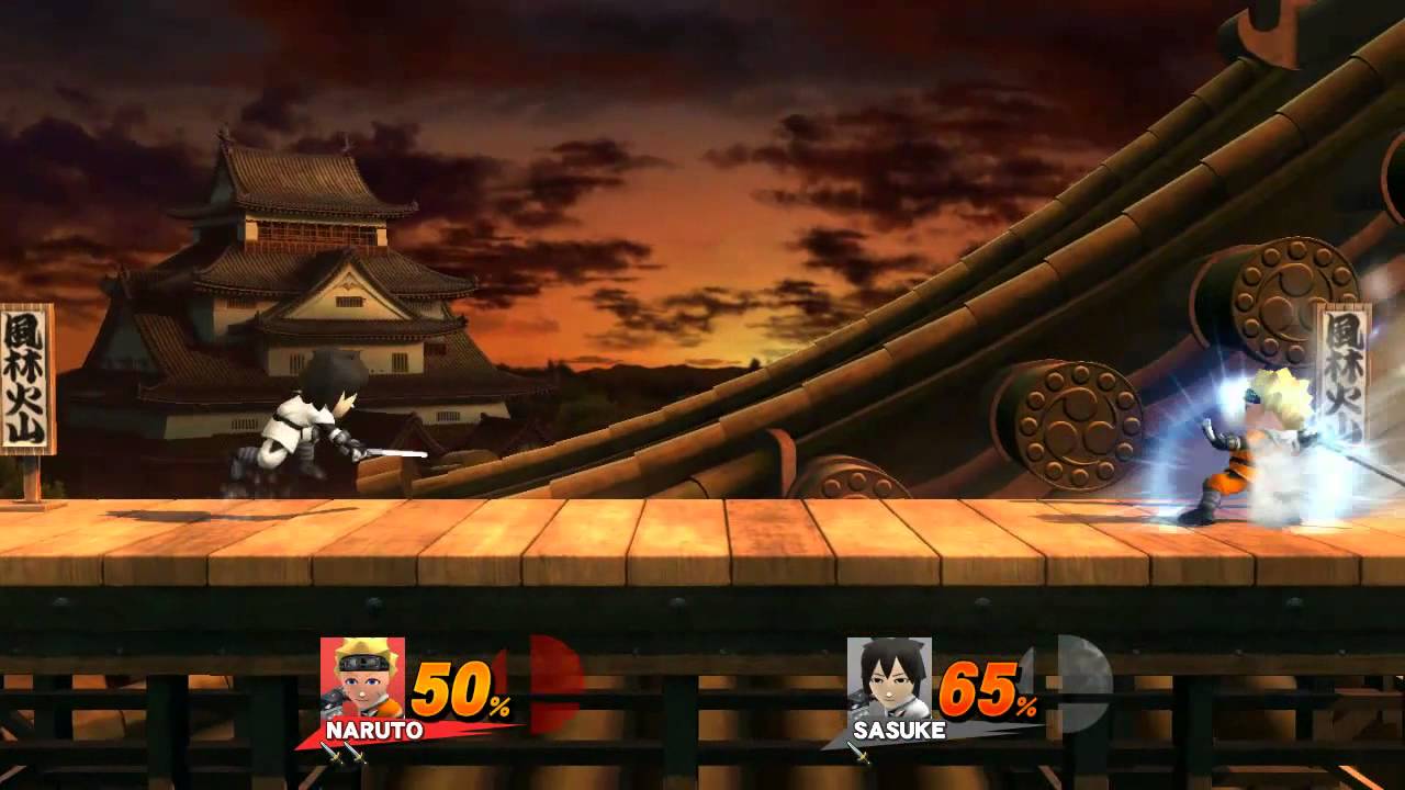 Naruto Mii VS Sasuke Mii - YouTube