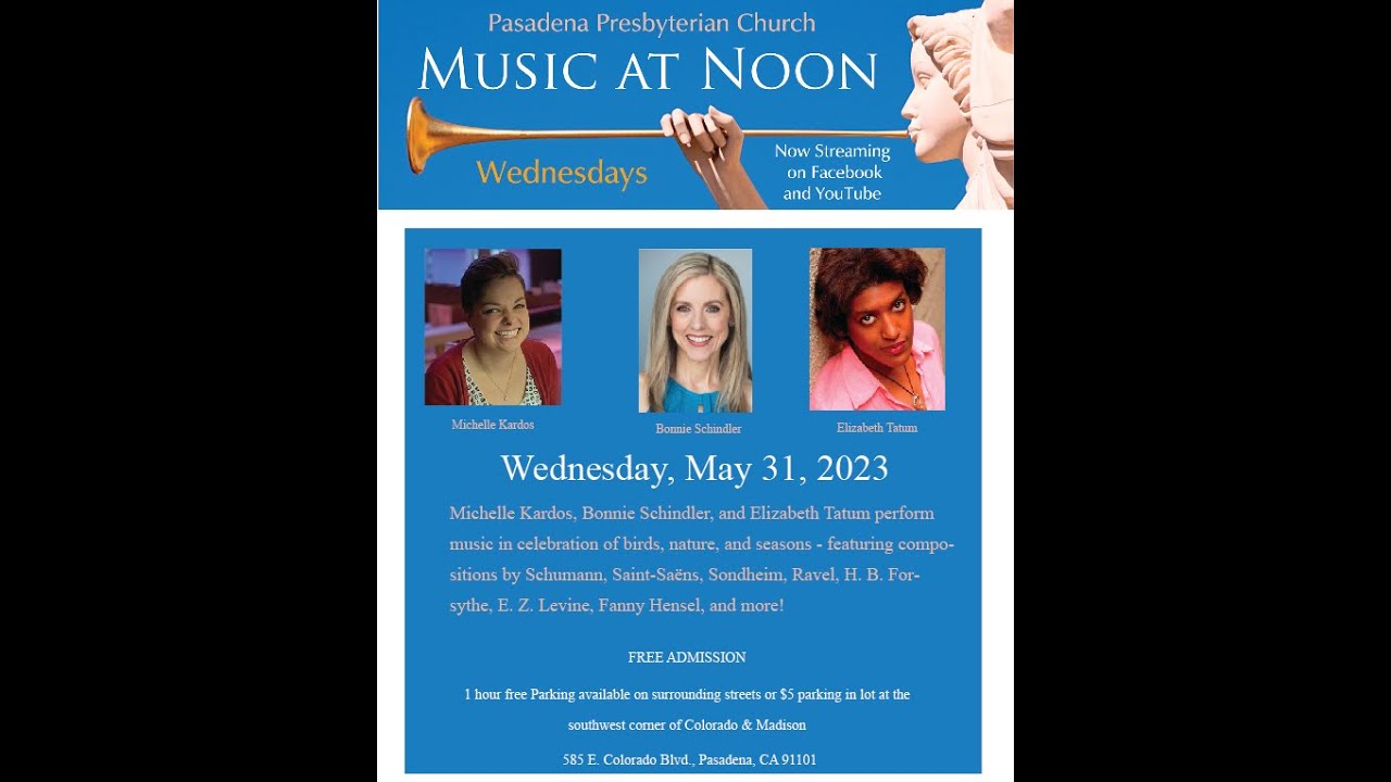 Michelle Kardos (piano), Bonnie Schindler (mezzo), and Elizabeth Tatum ...
