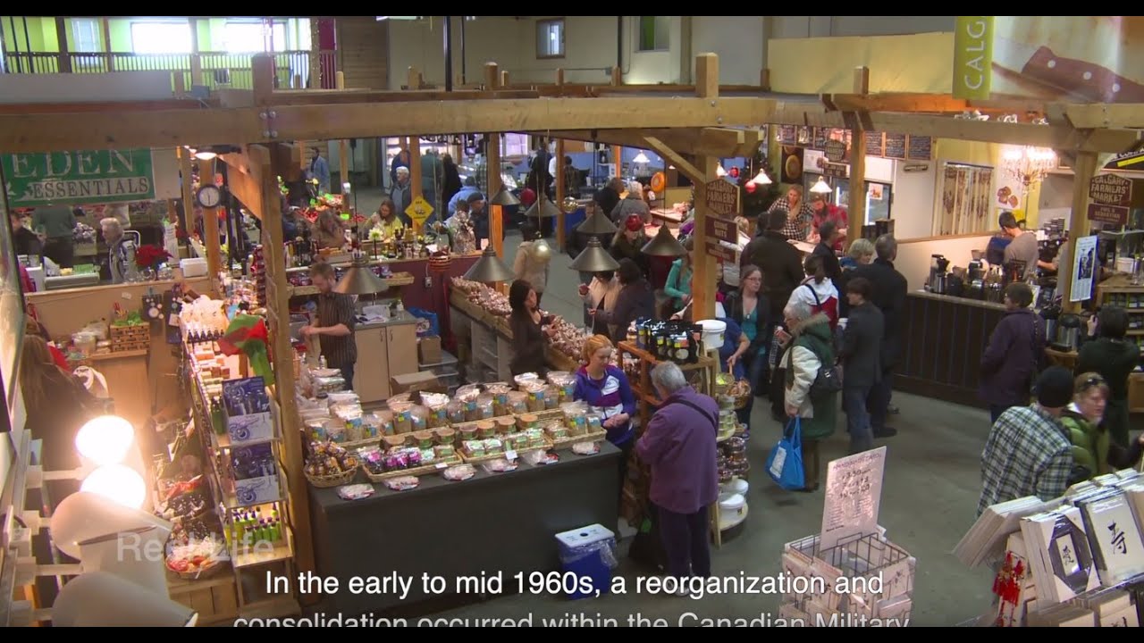 2010, the last day of the Calgary Farmers Market at Currie Barracks ...