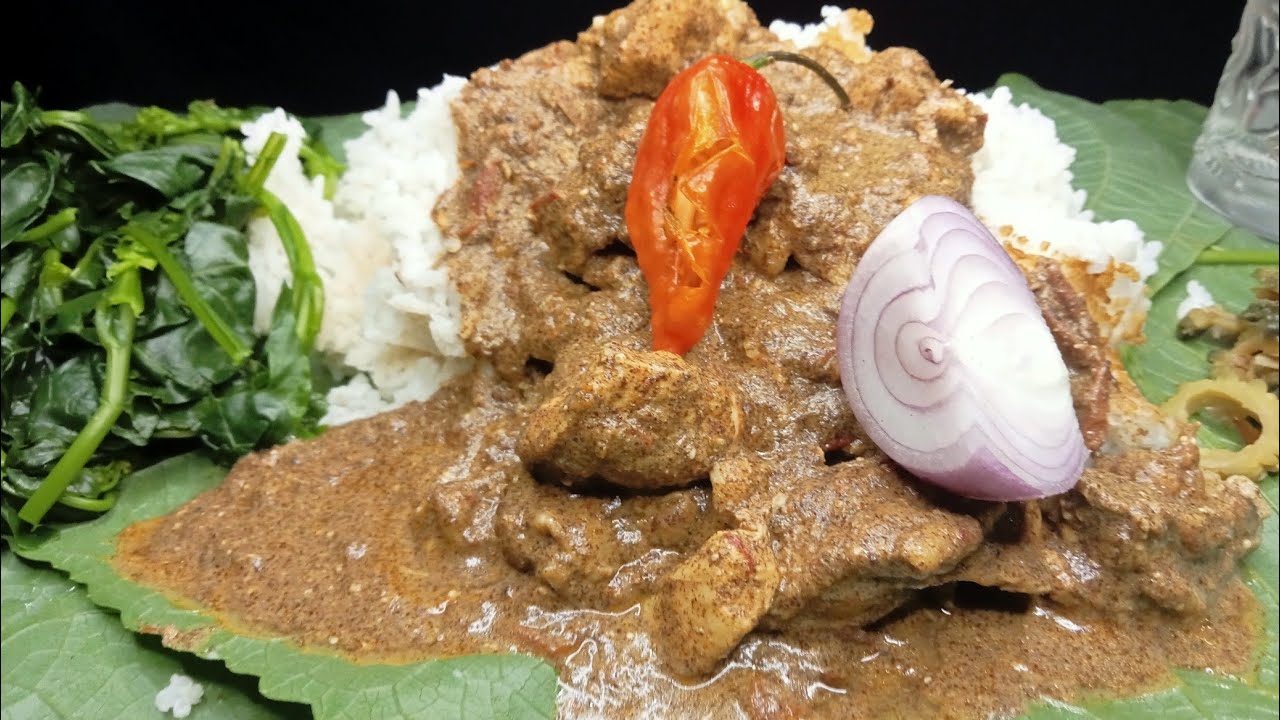 NAGA DELICIOUS DISH ( SHILAM ) PERILLA SEEDS WITH CHICKEN - YouTube