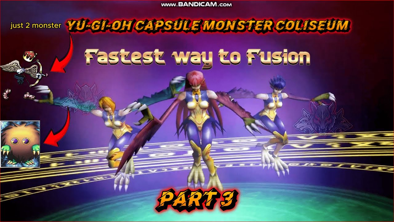 Yu-Gi-Oh Capsule Monster Coliseum MOD || FASTEST WAY TO FUSION - YouTube