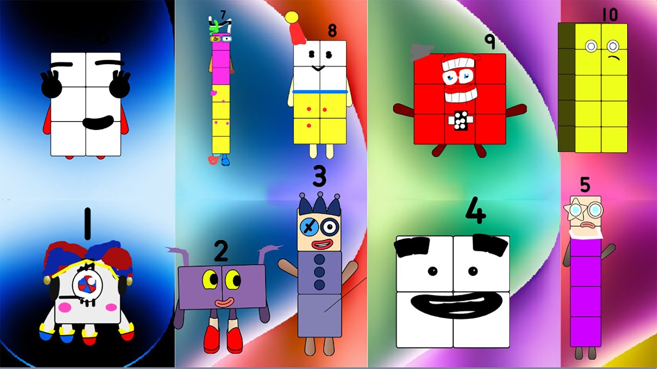 The Amazing Digital Circus Blocks Band 1 But Dozenalblocks Band - YouTube