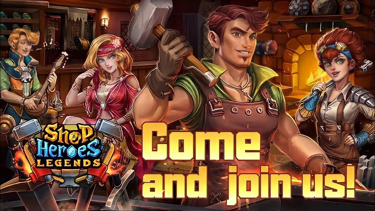 Shop Heroes Legends: Gameplay como jogar, administração, loja, vendas ...