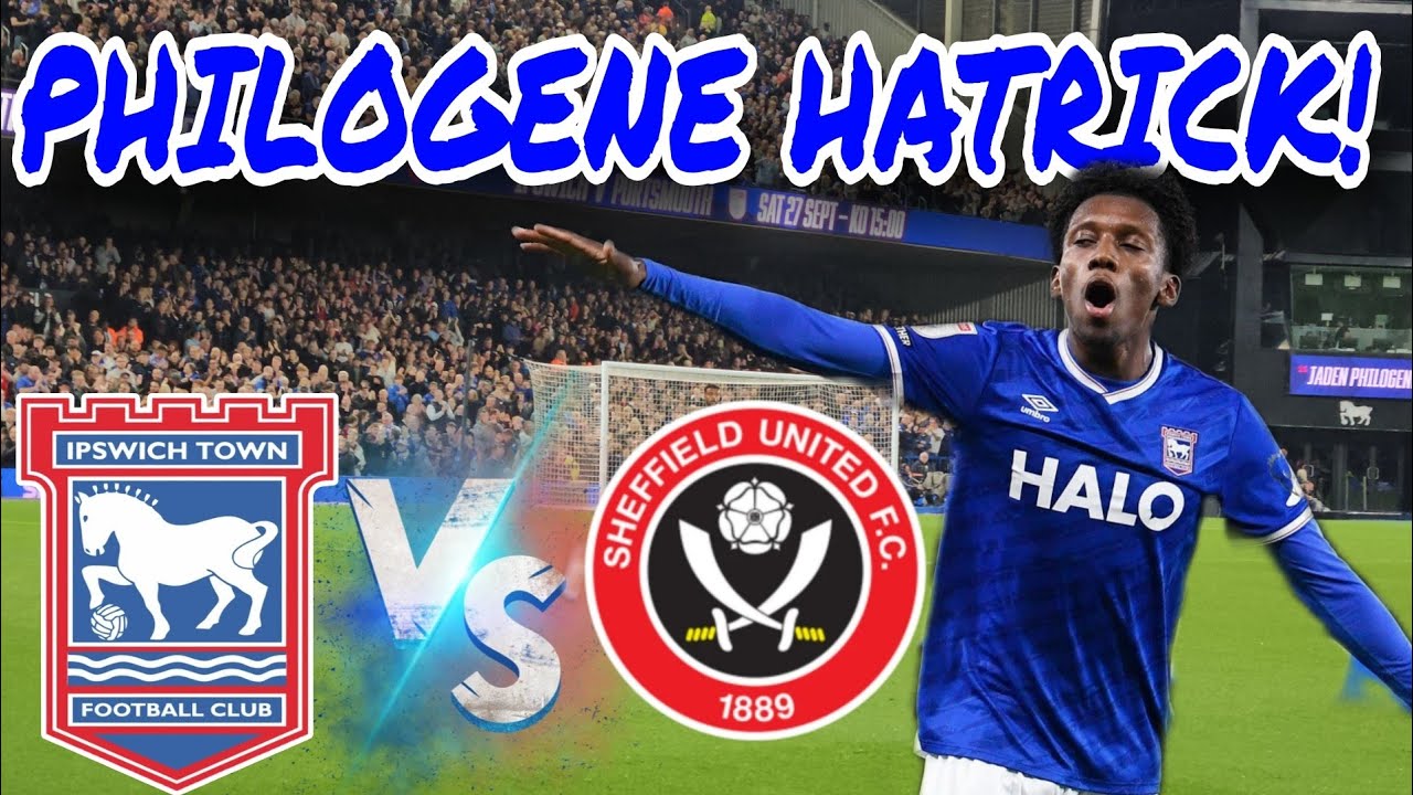 PHILOGENE X3 ⚽️ Ipswich Vs Sheffield United VLOG! - YouTube