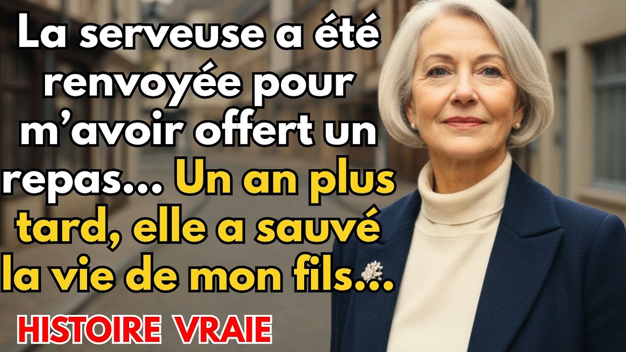 L'histoire touchante d'Marie 👵 ️ La serveuse a été renvoyée pour m ...
