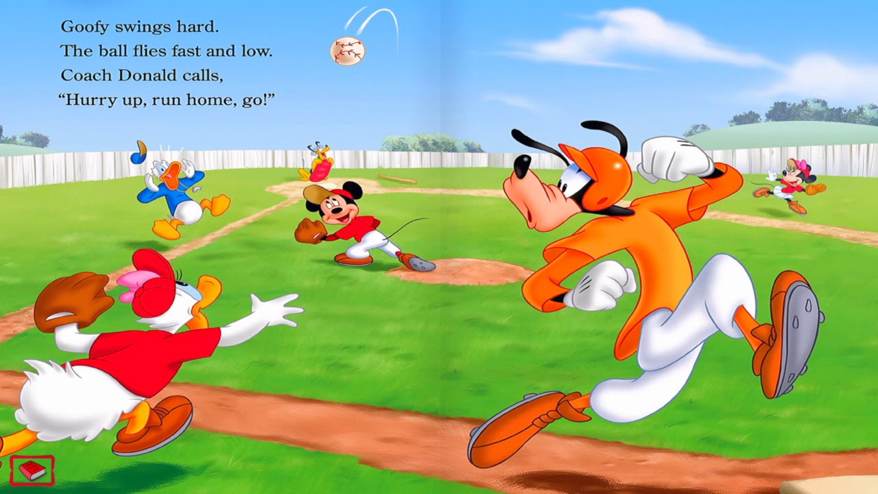 Mickey & Friends, Goofy at Bat Book - YouTube