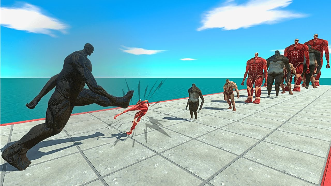 Creepy Monster to DARK TITAN VS 10 Levels of BEAST TITAN X COLOSSAL ...