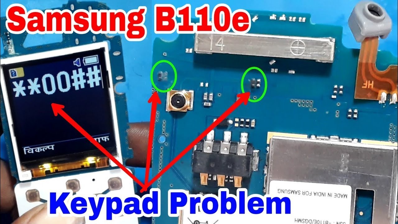 Samsung B110e 0 Button Not Working | B110e 0 Key Not Working 🔥🔥🔥 - YouTube