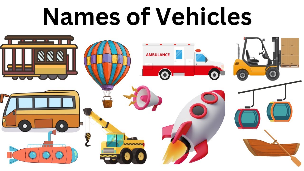 Vehicle Names with pictures - Name of the vehicles with pictures ...