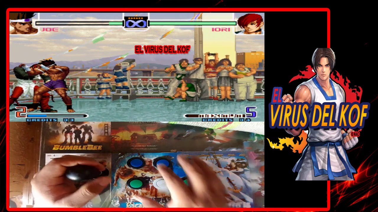 kof 2002 combo de joe diagonal y puños de 2 barras paso a paso - YouTube