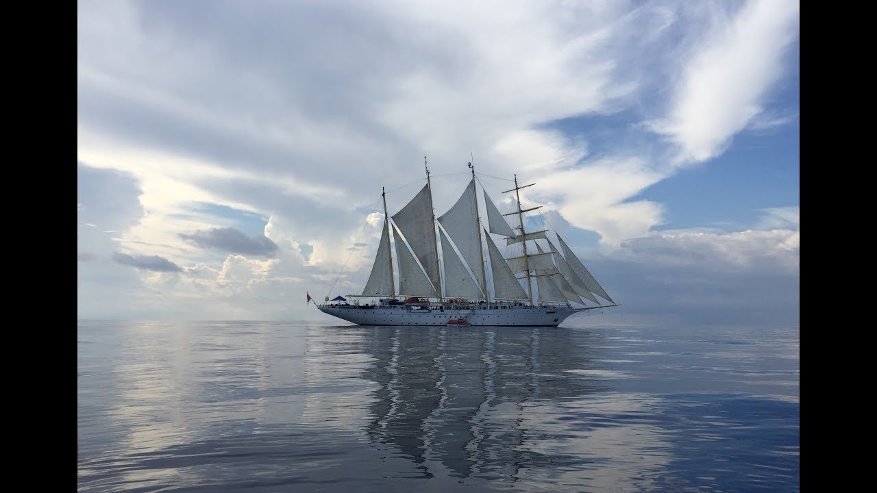 Tall Ship Star Clipper Cruise on the Greek Coastline - YouTube