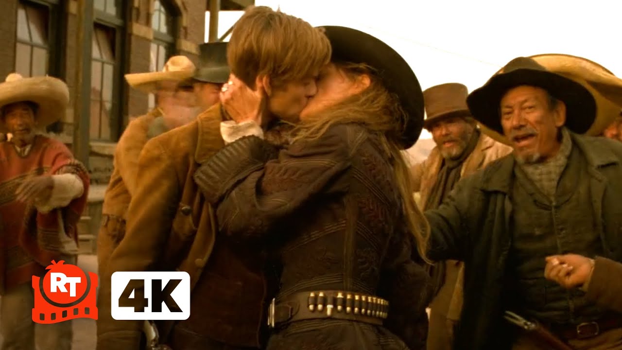 The Quick and the Dead (1995) 4K - Sharon Stone Kisses Leonardo ...