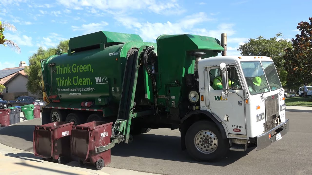 Fast Waste Management Peterbilt Amrep - YouTube