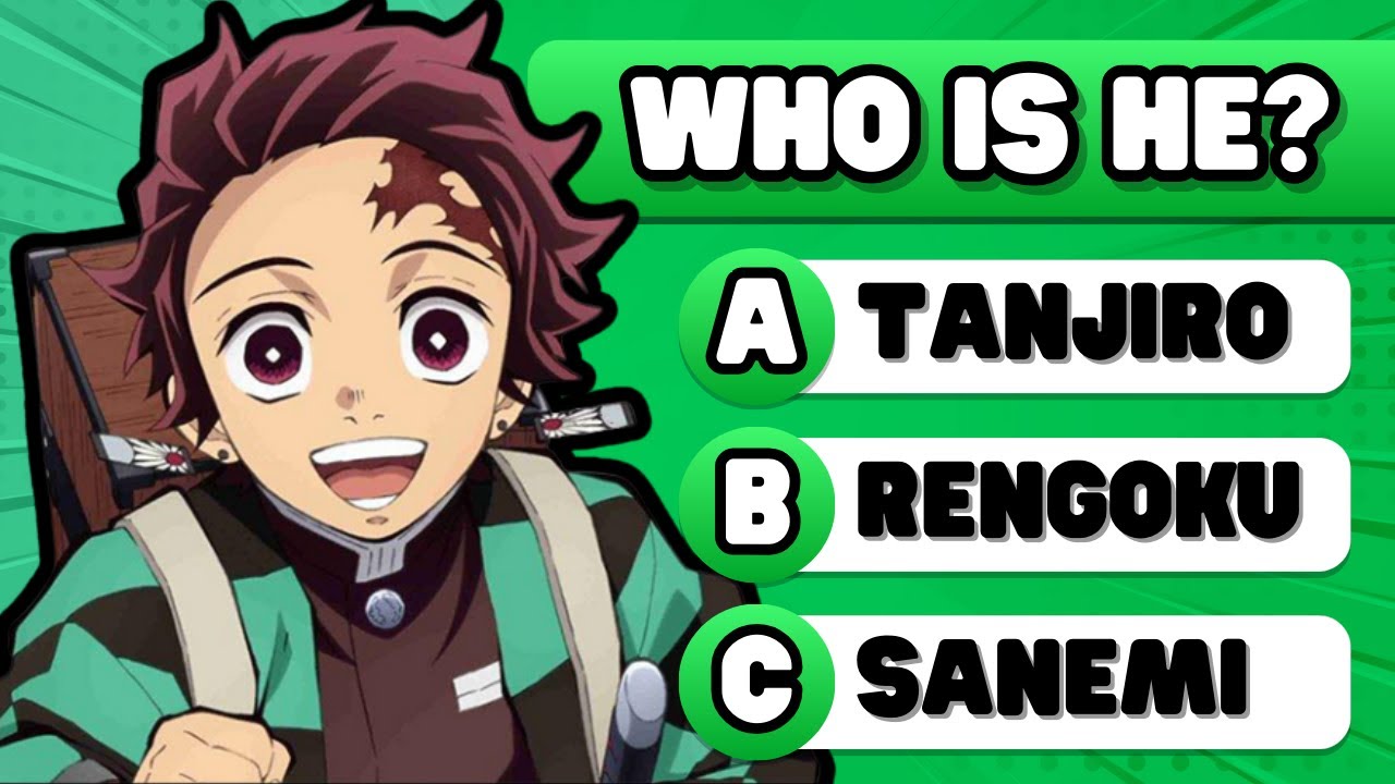 DEMON SLAYER QUIZ 👺⚔️ How Much Do You Know About DEMON SLAYER? Kimetsu ...