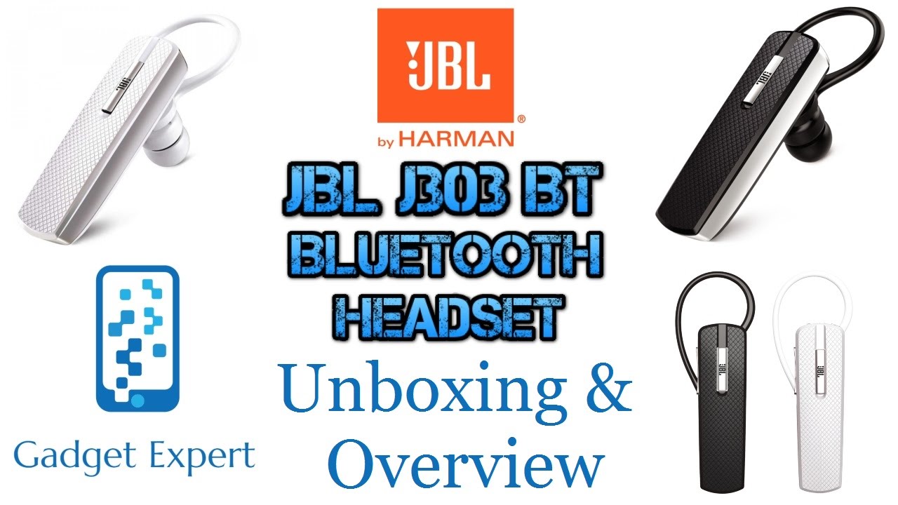 JBL J303 BT Bluetooth Headset Unboxing & Overview - YouTube