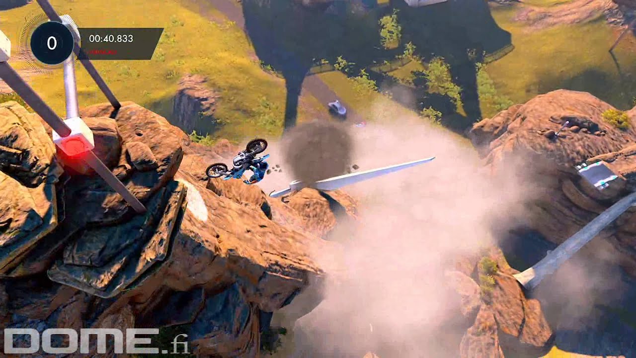 Trials Fusion gameplay Single Player Turbine Terror - YouTube