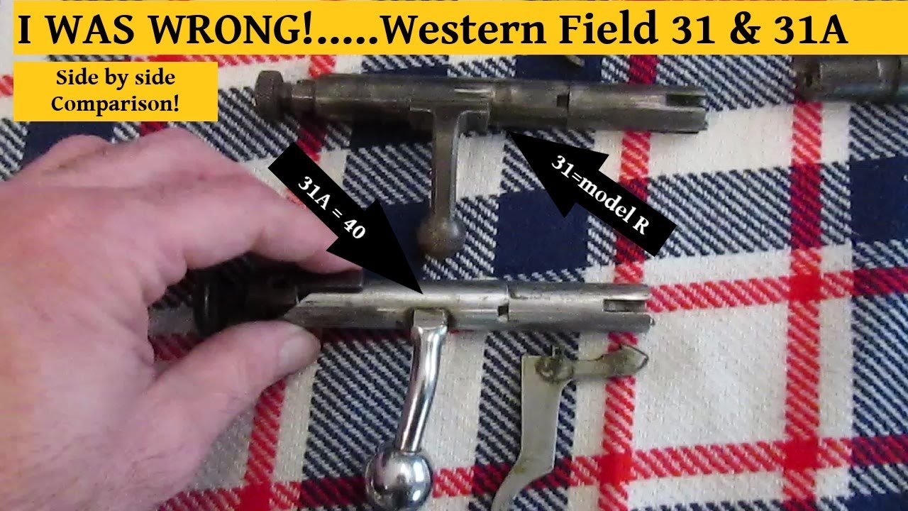Western Field 31 and 31A (Mossberg Model R, 40, 44)....Correction and ...