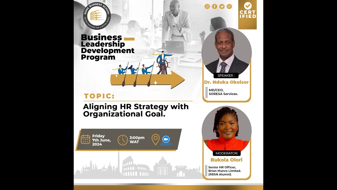 Aligning HR Strategy with Organizational Goal - YouTube