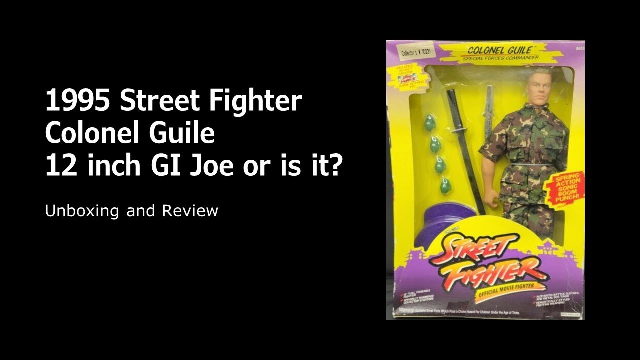 12 inch GI Joe Colonel Guile unboxing and review - YouTube