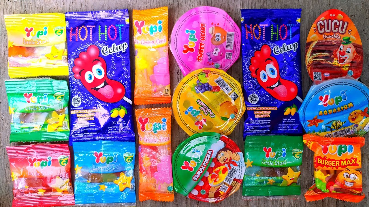Hunting Es Krim Permen Yupi Cha Cha Minis Little Star Cucu Quackle ...
