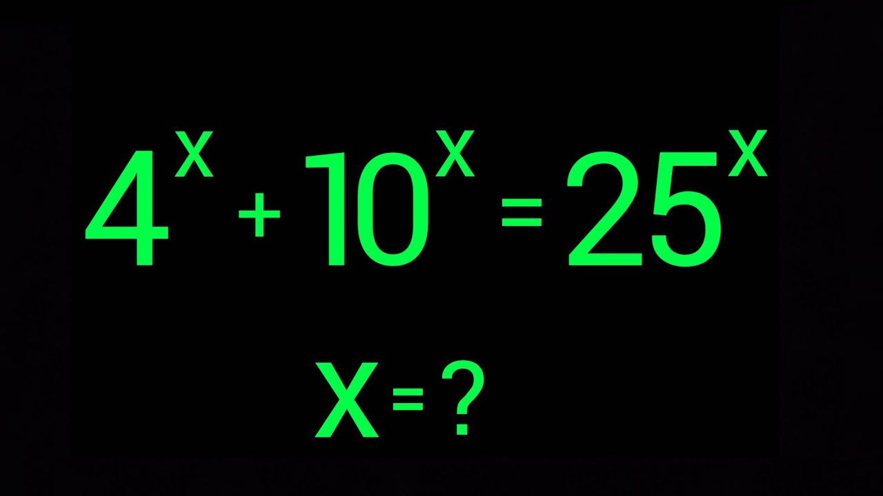 China | Can you solve this ? | A Nice Math Olympiad Exponential Problem ...