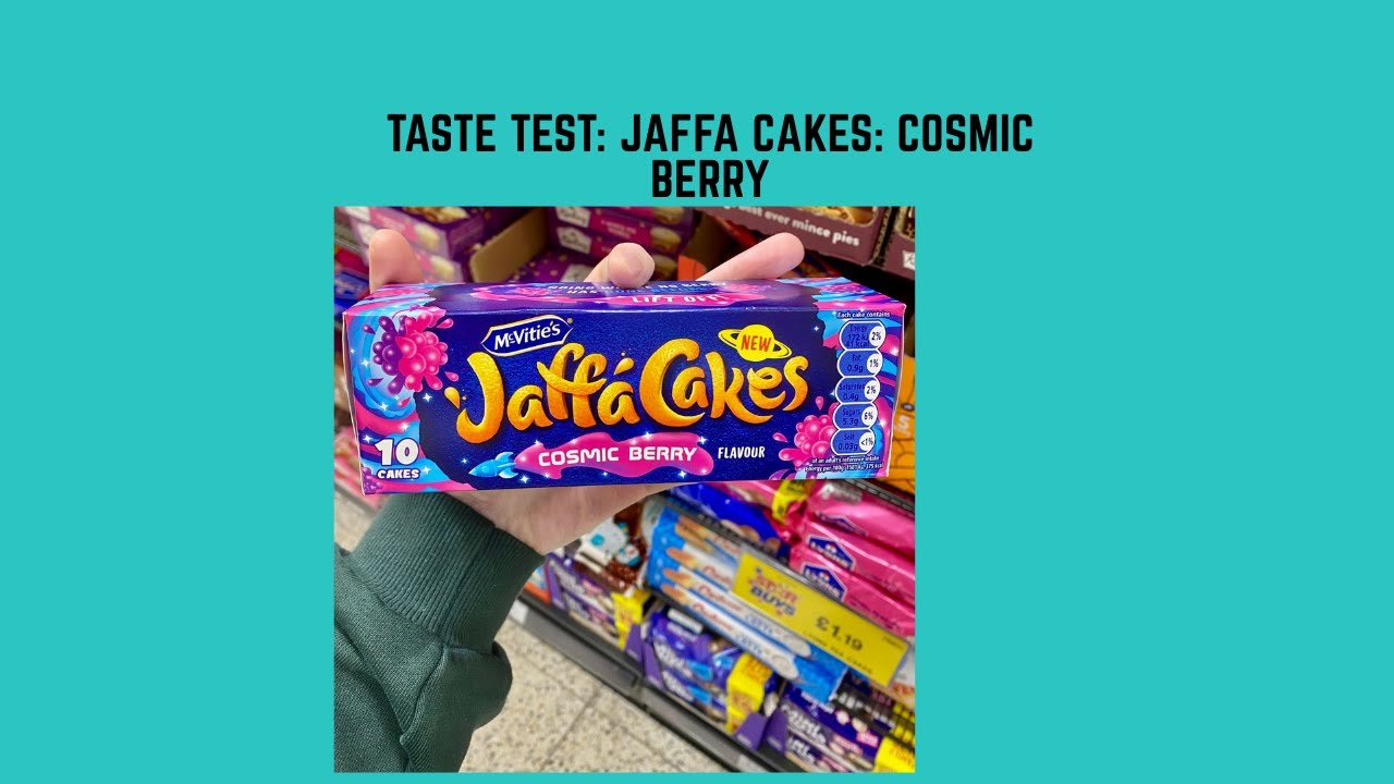Taste test: Jaffa Cakes: Cosmic Berry - YouTube