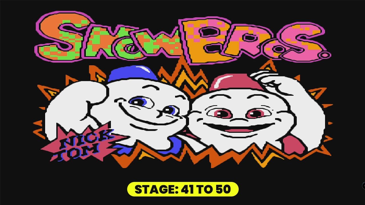 Snow Bros: The Video Game (NES) Stage 41 to 50 - YouTube