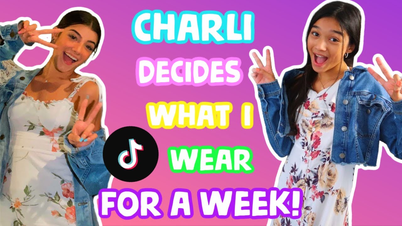CHARLIE D'AMELIO DECIDES WHAT I WEAR FOR A WEEK!!!! - YouTube