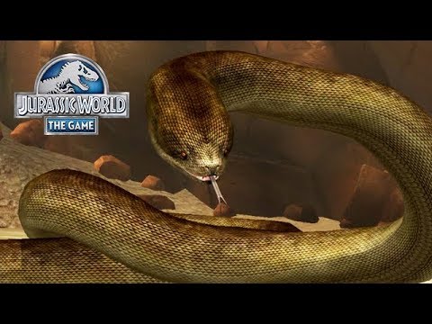 Jurassic World - New Titanoboa Feeding Animation - YouTube