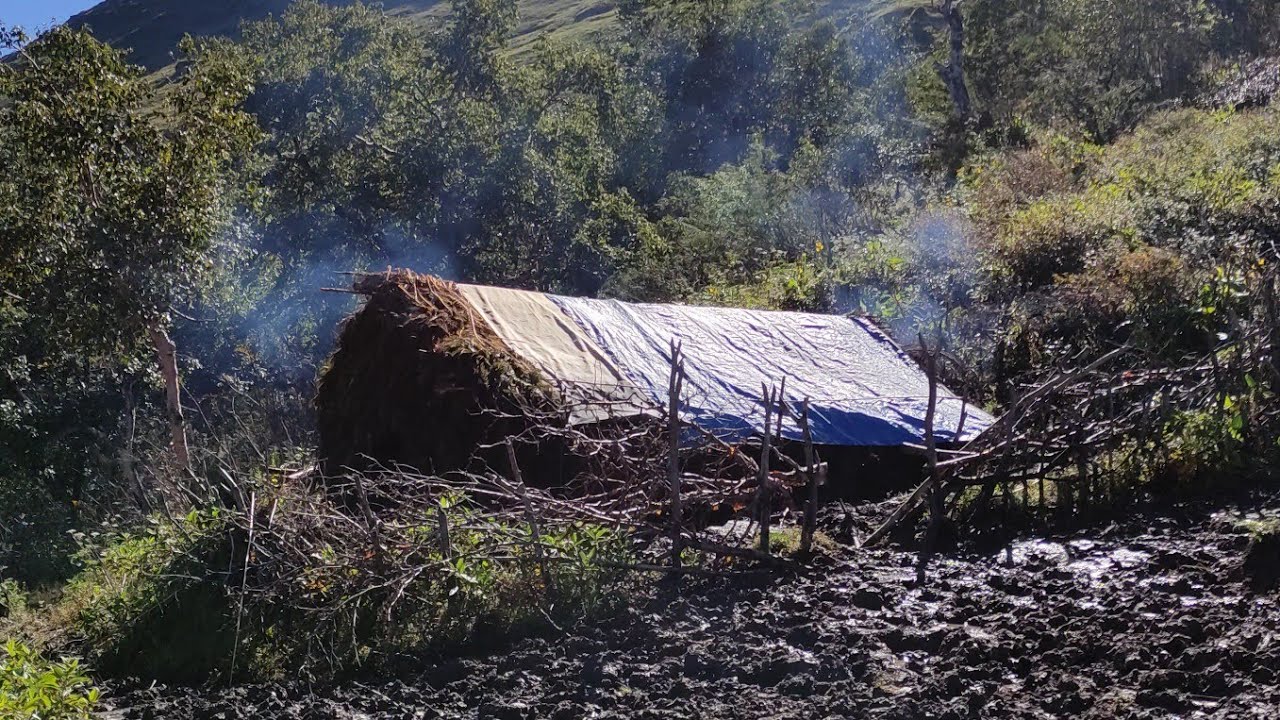 nepali mountain village life | organic village cooking | family in the ...