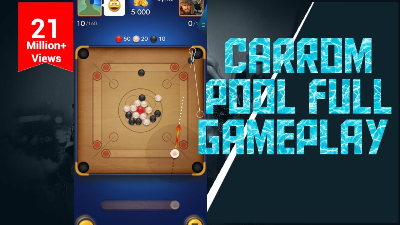 CARROM POOL FULL GAMEPLAY 🔥😈|| CARROM POOL KI PURI VIDEO 💯 | BREAK TO ...