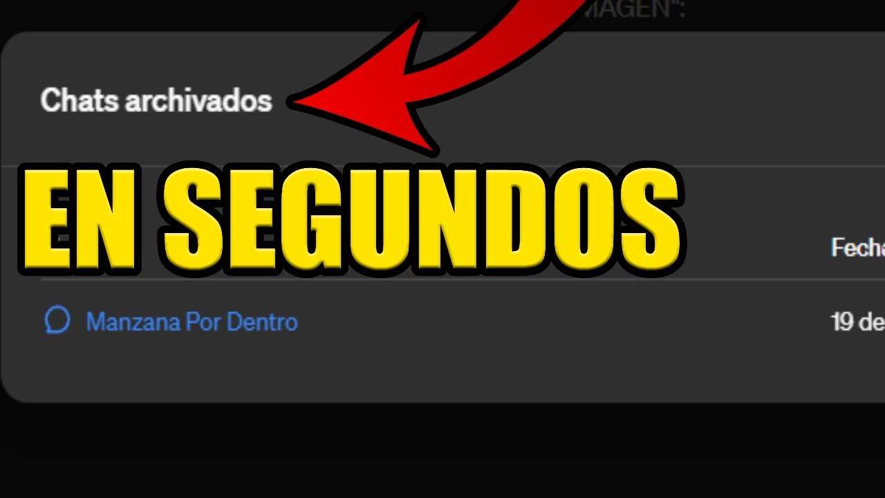 como ARCHIVAR un CHAT en CHATGPT - YouTube