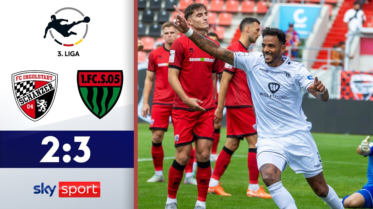 In Unterzahl! Schweinfurt mit erstem Dreier | FC Ingolstadt - 1. FC ...