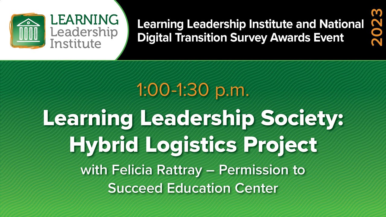 Learning Leadership Society; Hybrid Logistics Project - YouTube