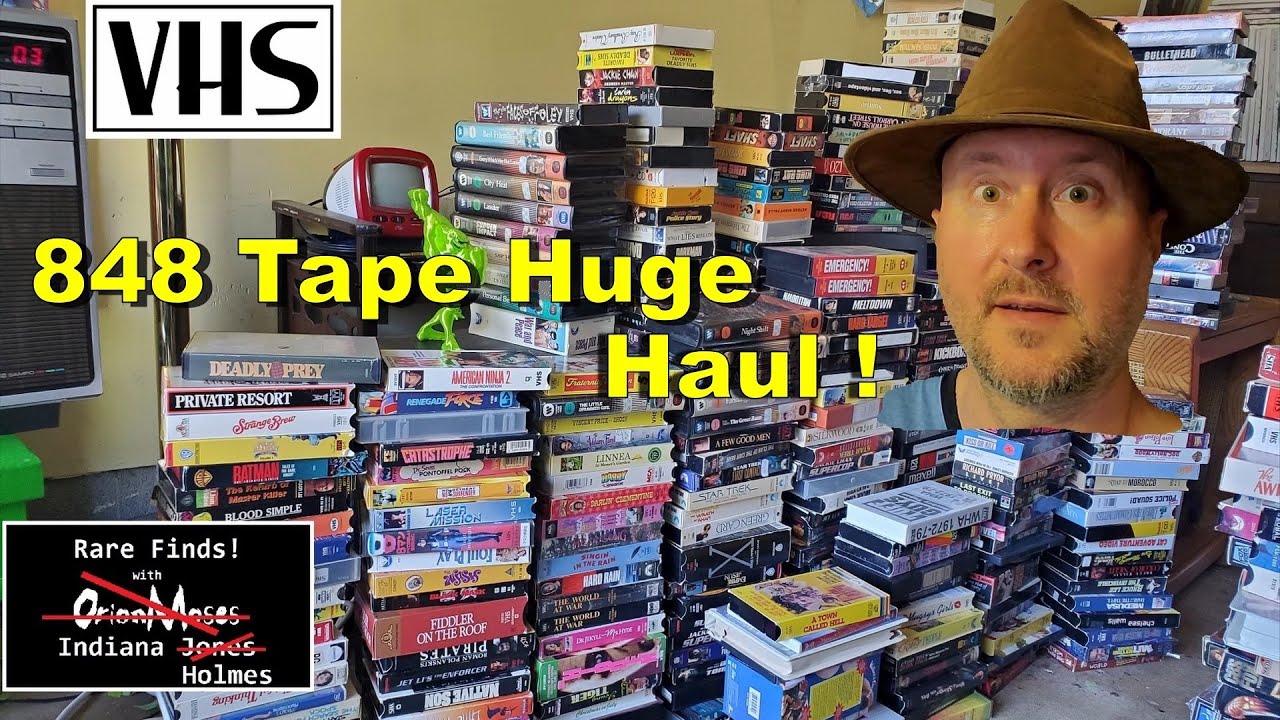 848 VHS Tapes Huge Haul! - YouTube