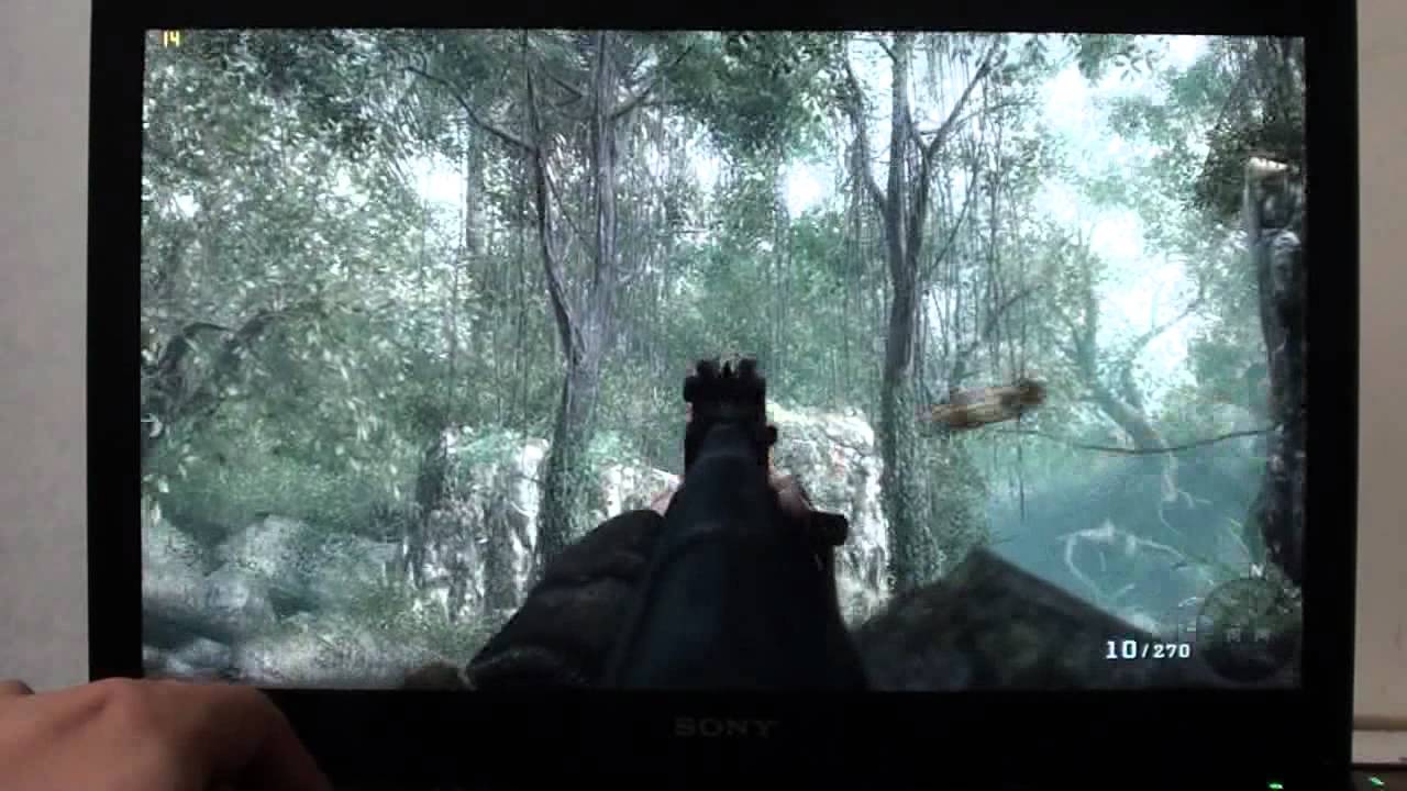 VAIO S15 Game test - COD Black Ops - YouTube