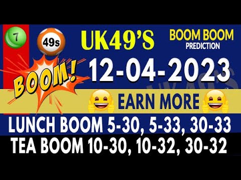 12/4/2023 UK49S PAIRS FOR LUNCHTIME AND TEATIME PREDICTION I TODAY UK49 ...