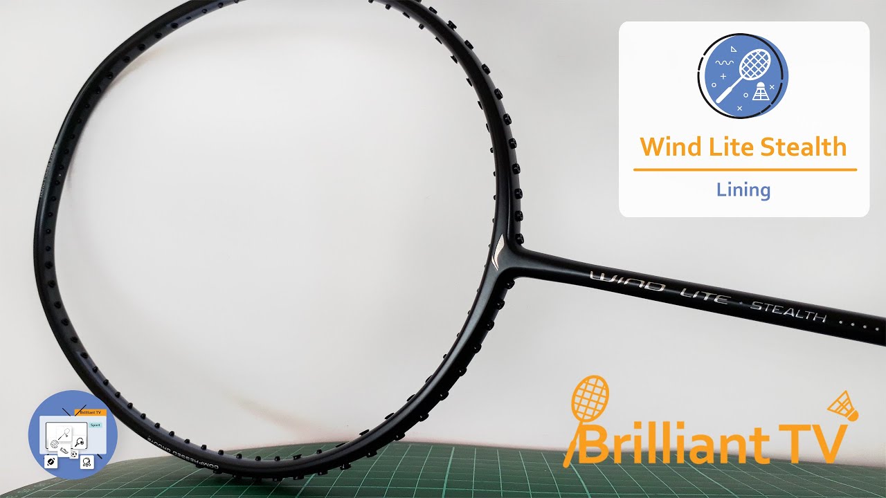 Raket Badminton Lining Wind Lite Stealth - YouTube