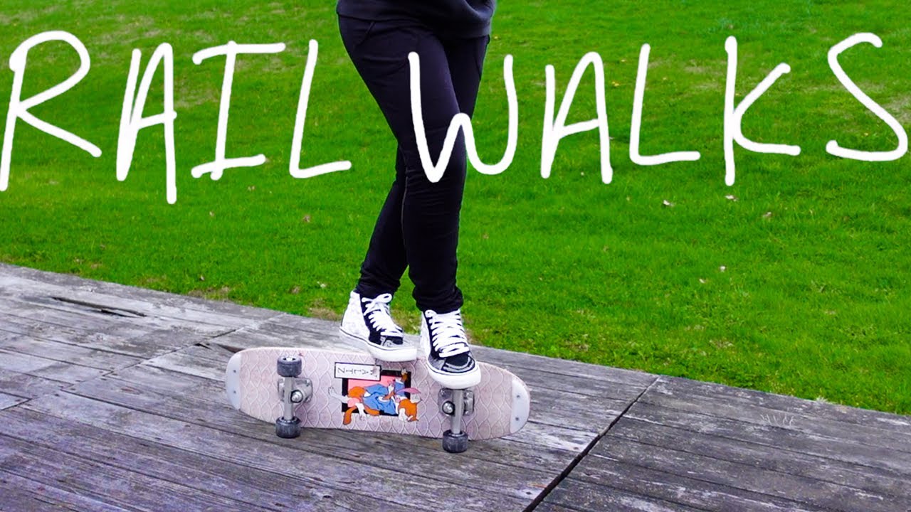 How to Rail Walk | freestyle trick tip - YouTube