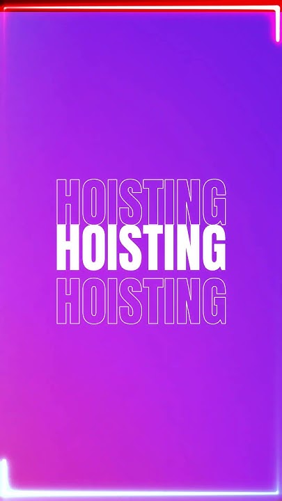 1 Javascript Interview Question Hoisting Youtube