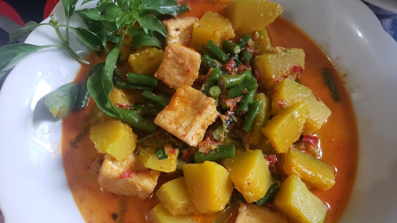 Resep. sayur. labu. muda hasil panen dari kebun Buk Diah - YouTube