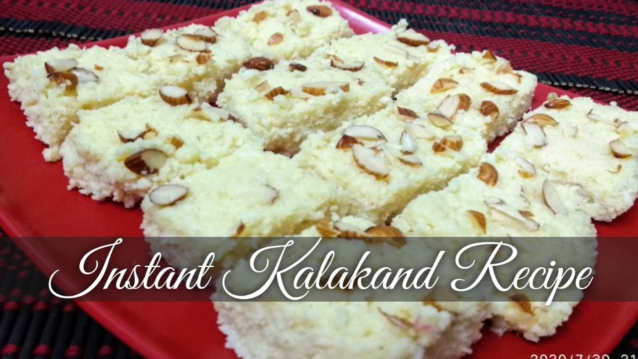 Instant Kalakand Recipe | Rakhi Special | Quick & Easy Kalakand At Home ...